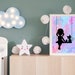 Cosmic Space Cat Print Watercolor Night Sky Poster - Etsy