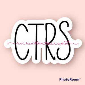 Recreation Therapy Stickers - Etsy