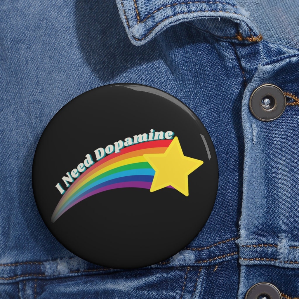 I Need Dopamine Pin Adhd Awareness ADHD Pin ADHD Gifts - Etsy
