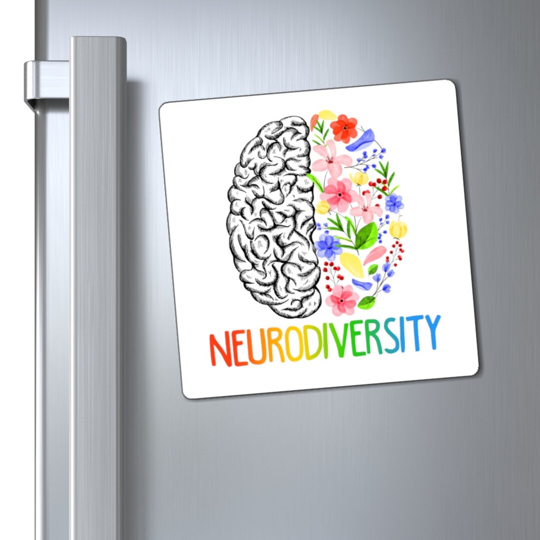 Neurodiversity Awareness Magnet, Mental Health, Adhd Awareness, Adhd ...