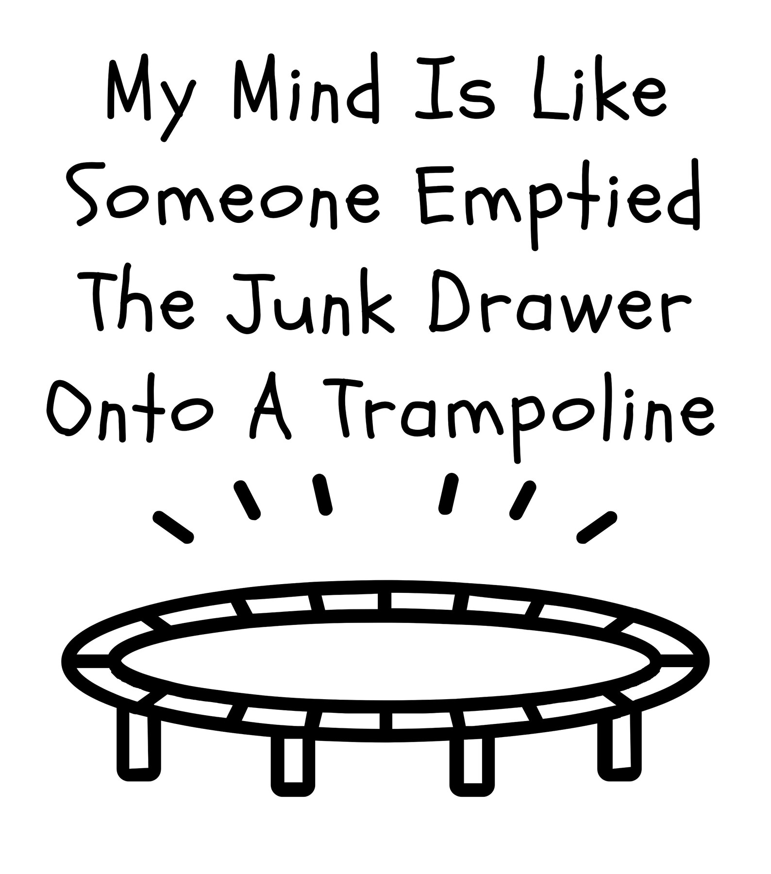 ADHD Printable ADHD Art Home Decor Office Art Wall Decor - Etsy