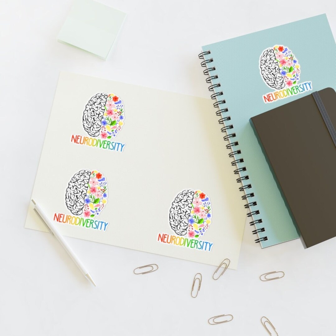 Neurodiversity Awareness Sticker Sheets, Mental Health, Adhd Awareness ...