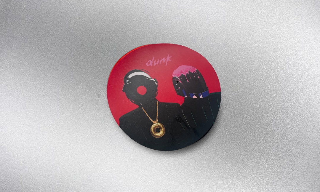 Daft Punk Sticker | Donut Sticker| Electronic Music | Daft Punk | F ...