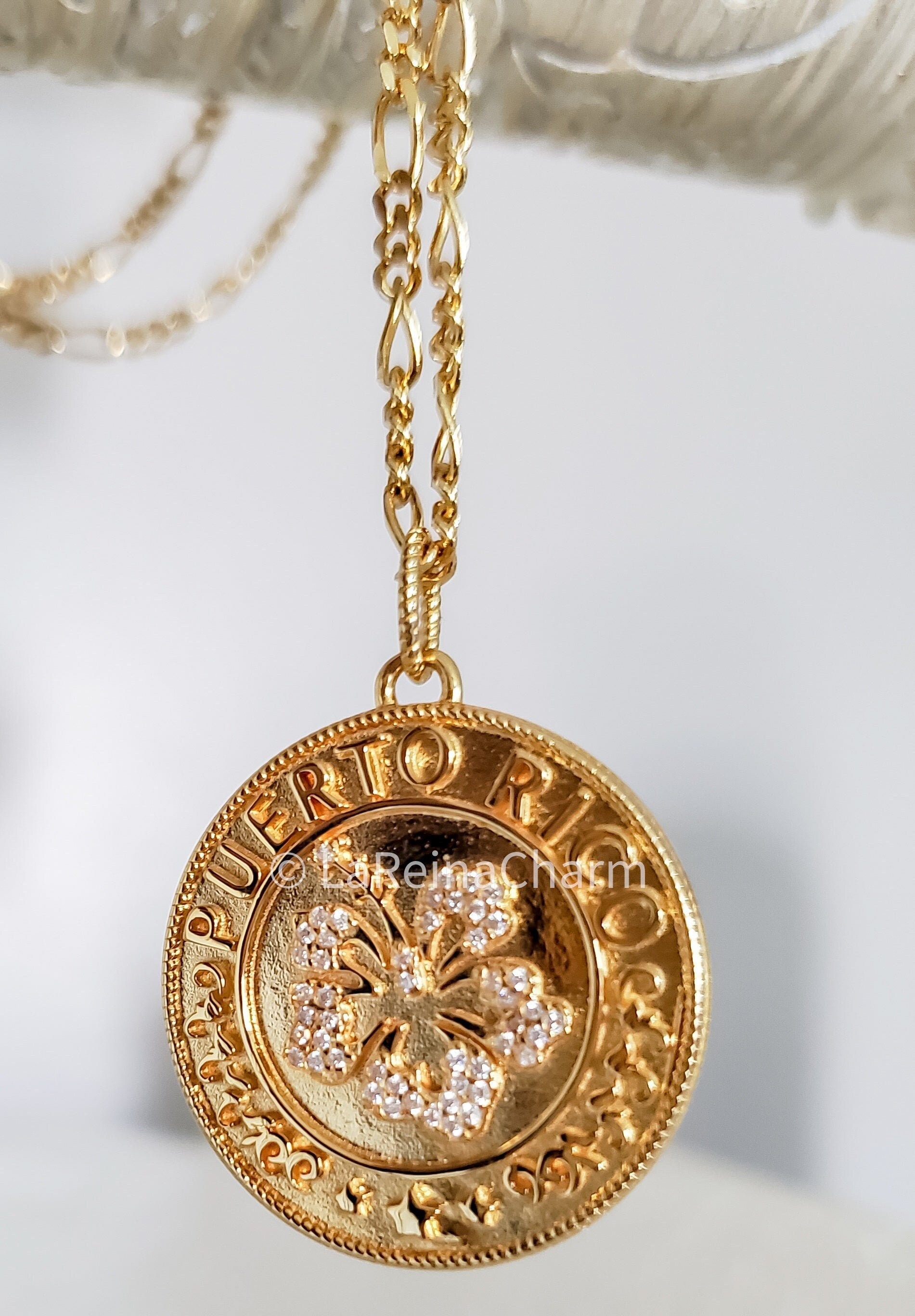 Limited Edition | Heriberta - Puerto Rico Necklace | 18k-gold Plated ...