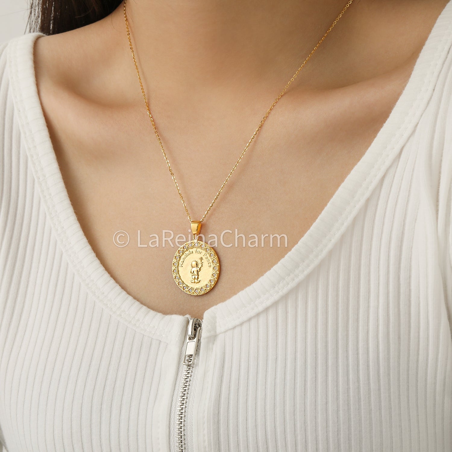 Handala for Peace Palestine Necklace 18k-gold Plated - Etsy
