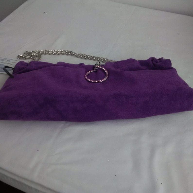 ADELE , Haute Couture, Luxury Purple Leather Luxury Designer Handbag ...