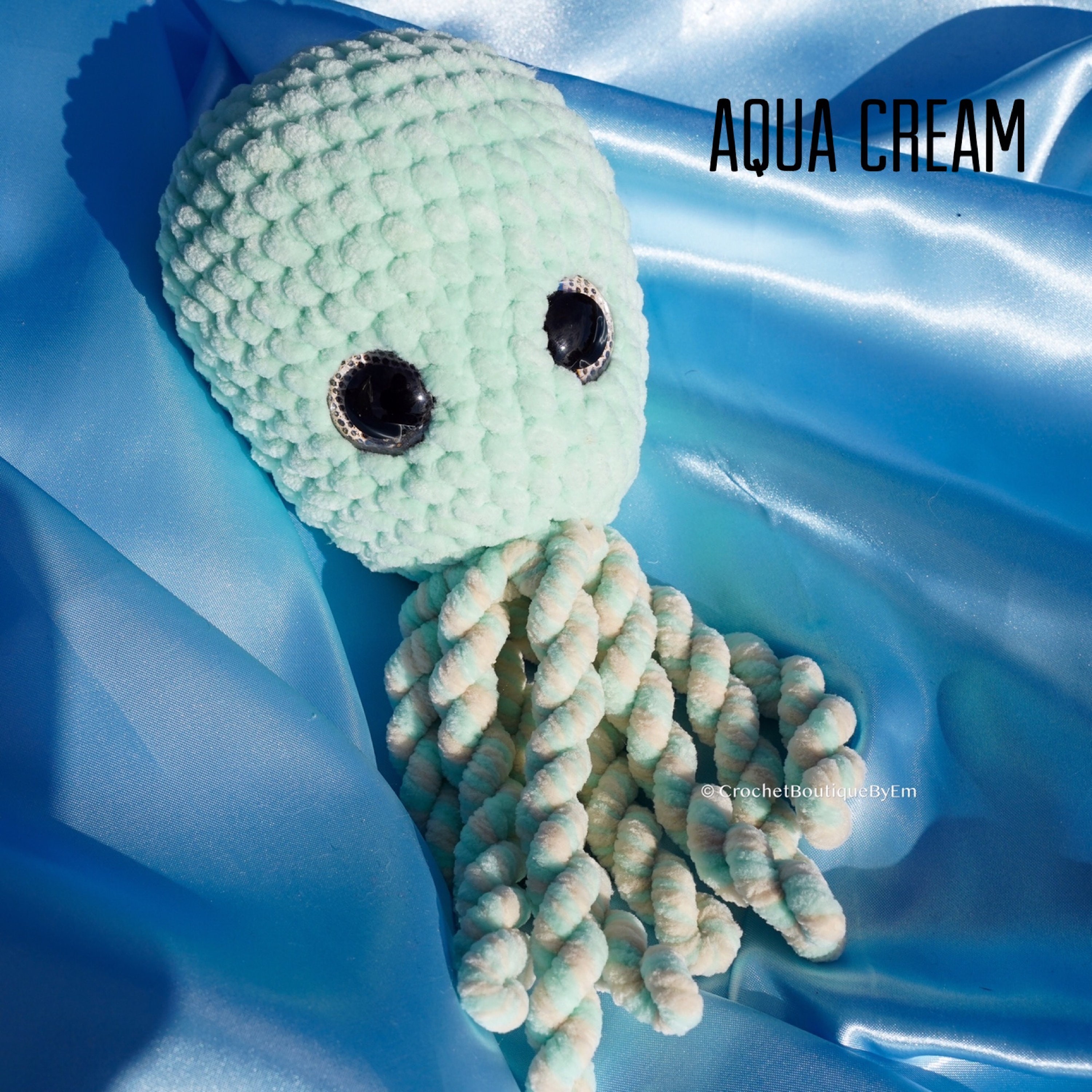 Large Crochet Squid Plushie Amigurumi Toy - Etsy