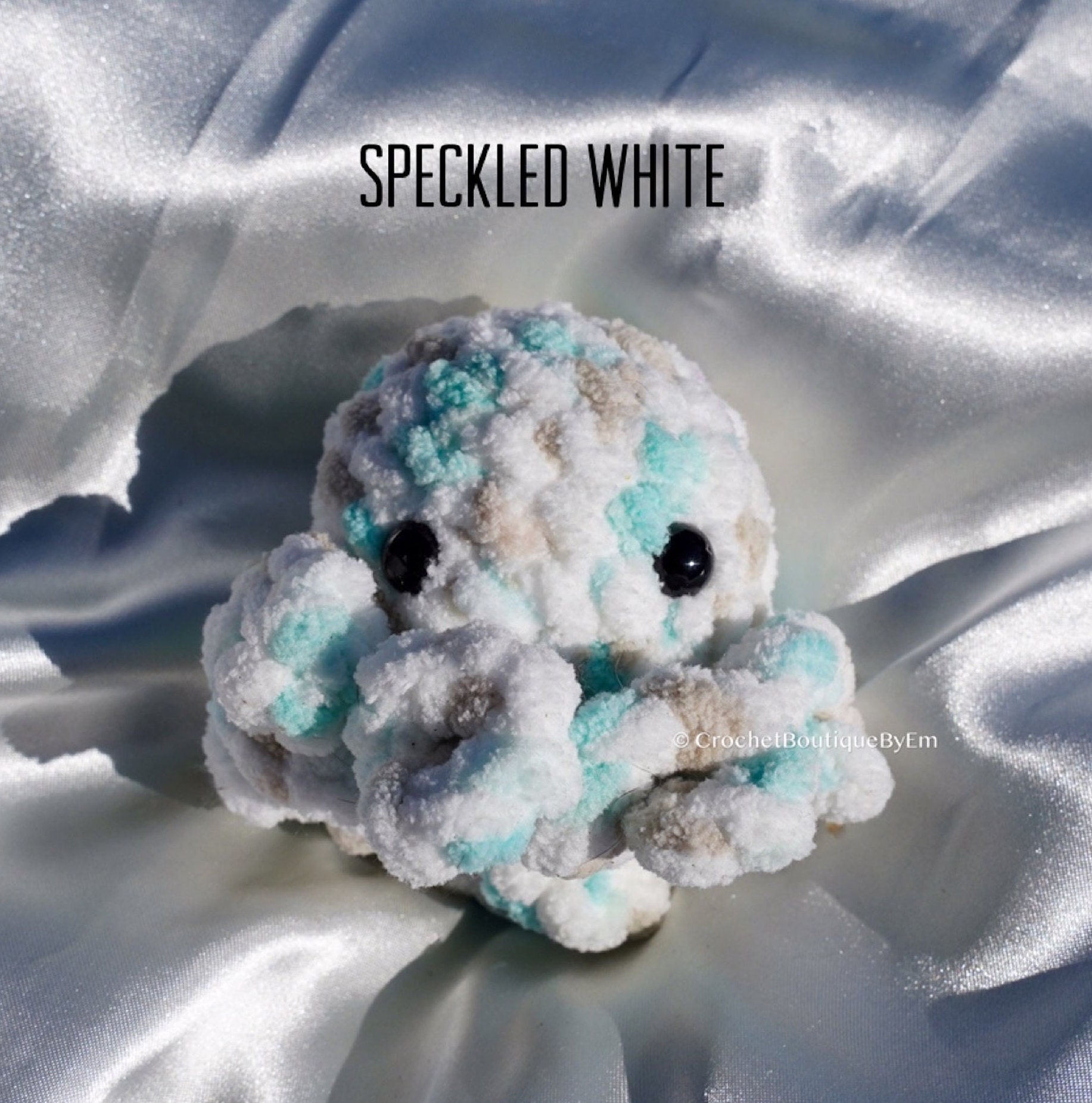 Velvet Fluffy Mini Amigurumi Crochet Octopus Toy Plushie - Etsy