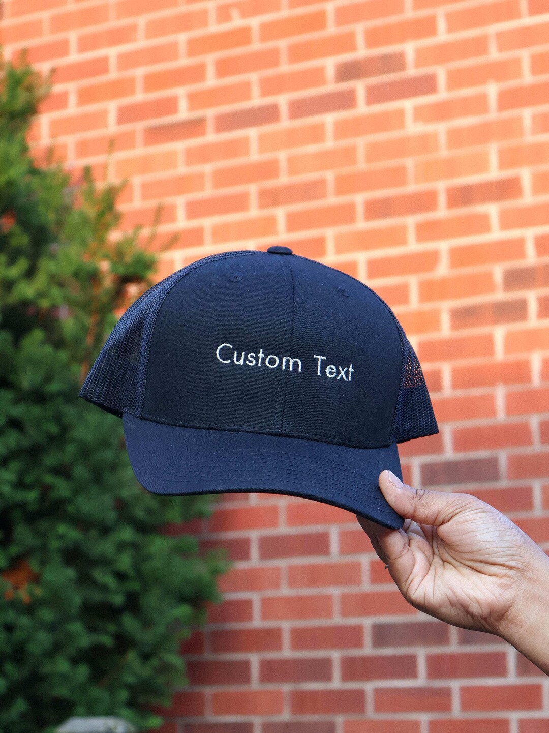 Embroidered Custom Text Hat, Personalized Cap, Vintage Baseball Hat ...