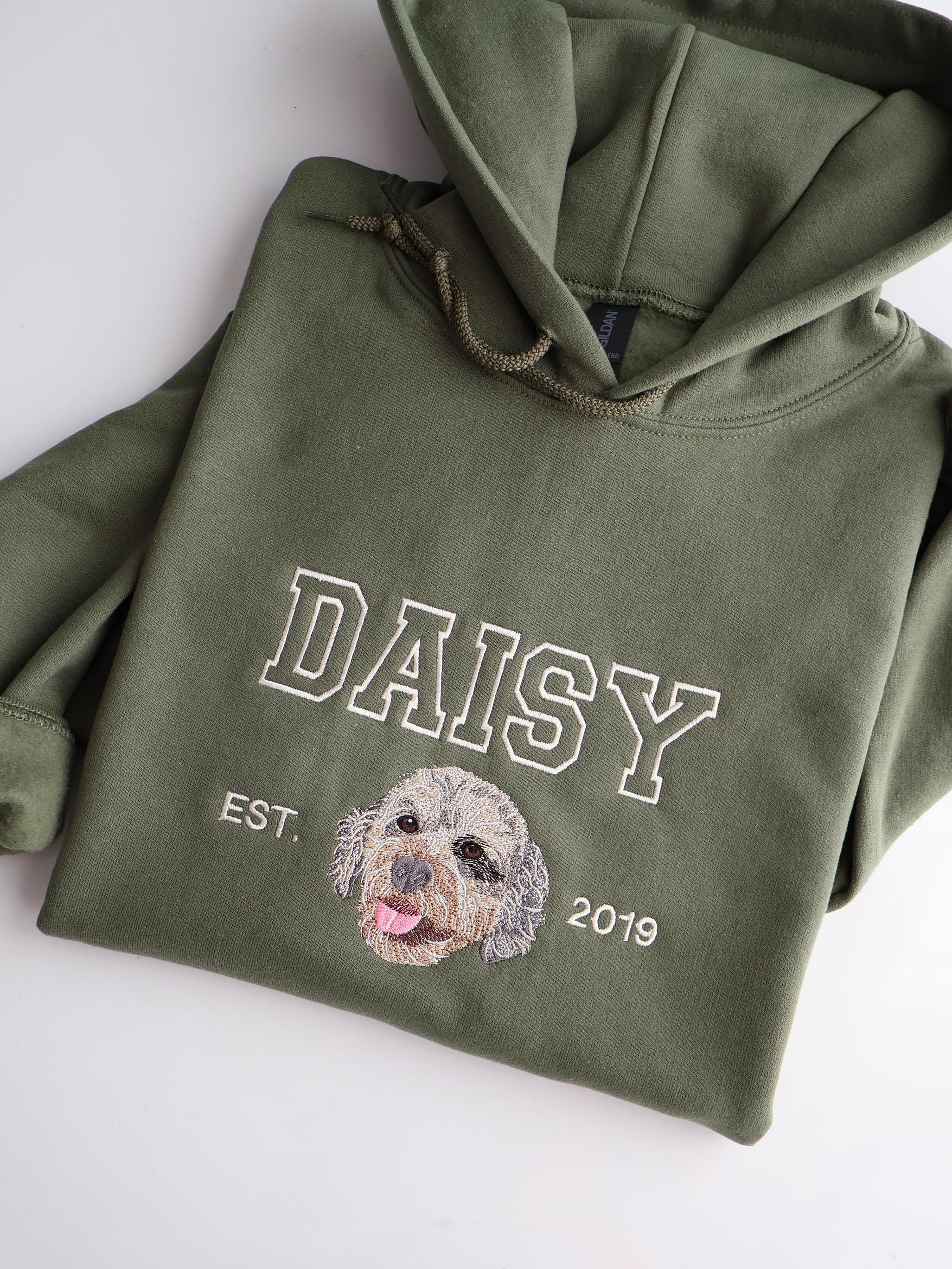Custom Pet Shirt – Custom Embroidered Dog or Cat Gift for Christmas - Etsy