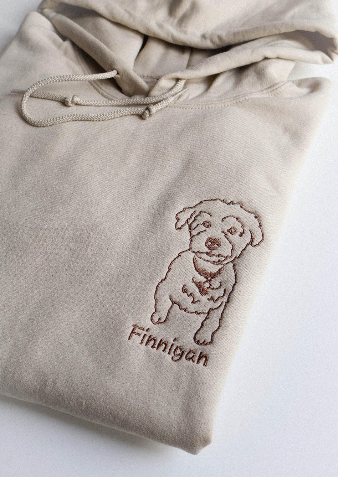 Personalized Embroidered Dog Face Sweatshirt, Custom Pet Sweater Using ...