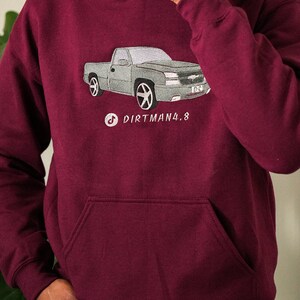 Custom Car Guy Gift, Embroidered Sweatshirt, Gift for Dad, Gift for Car ...