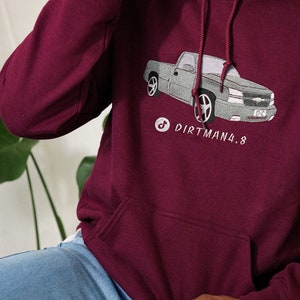 Custom Car Embroidered Sweatshirt, Car Lover Gift - Etsy