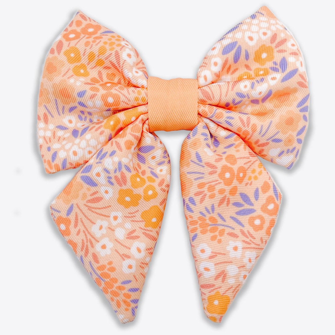 Dog Sailor Bow Tie in Orange, Yellow | Wyld Cub Notting Hill Buttercup ...