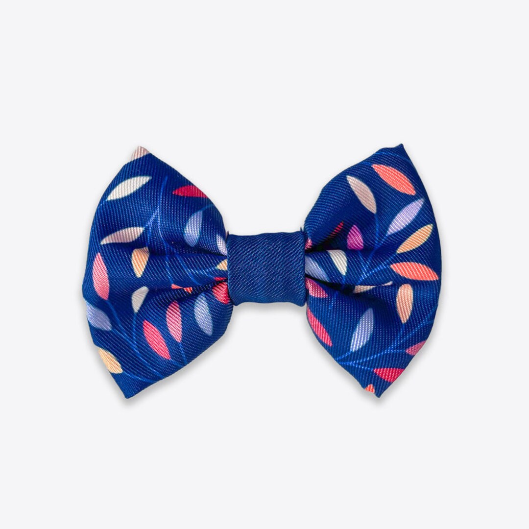 Dog Dickie Bow Tie in Navy Blue, Boy | Wyld Cub Hampstead Moonlight ...