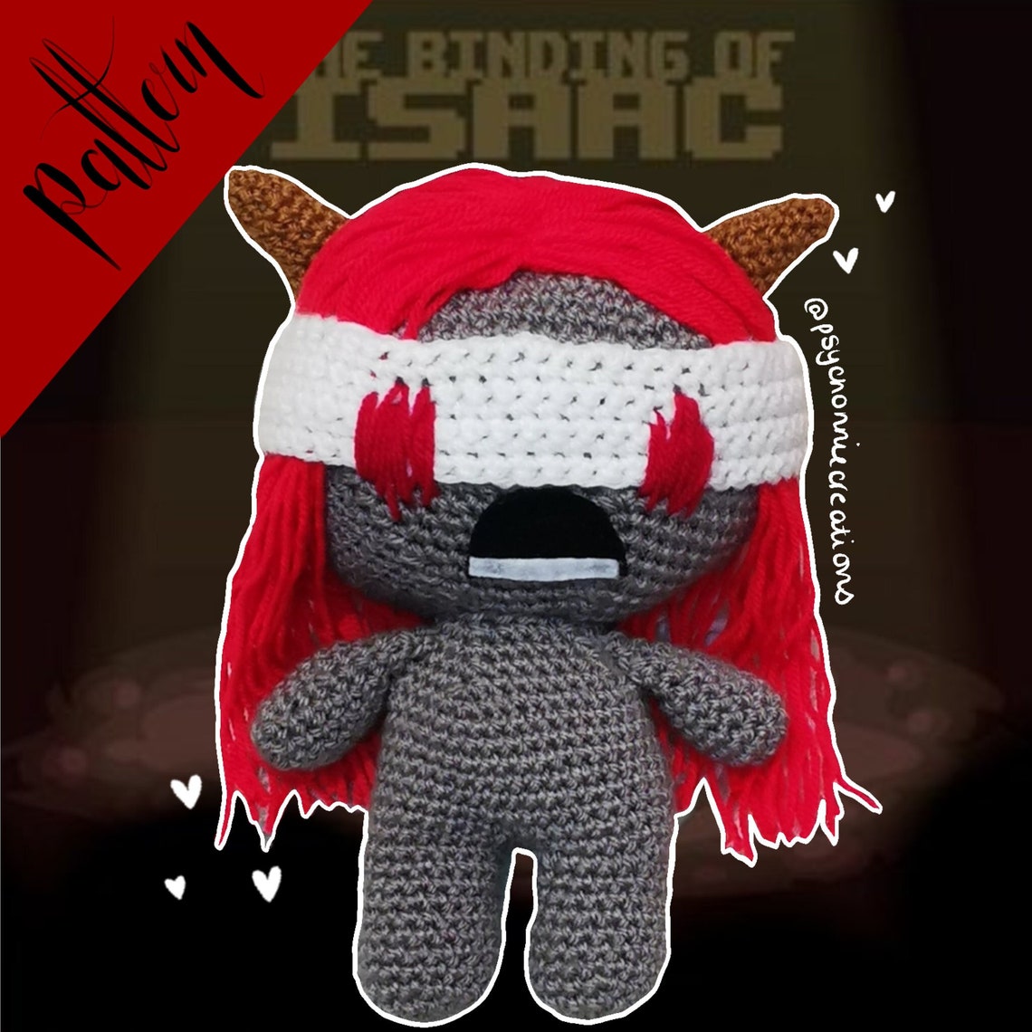 Binding of Isaac Lilith Crochet Pattern - Etsy