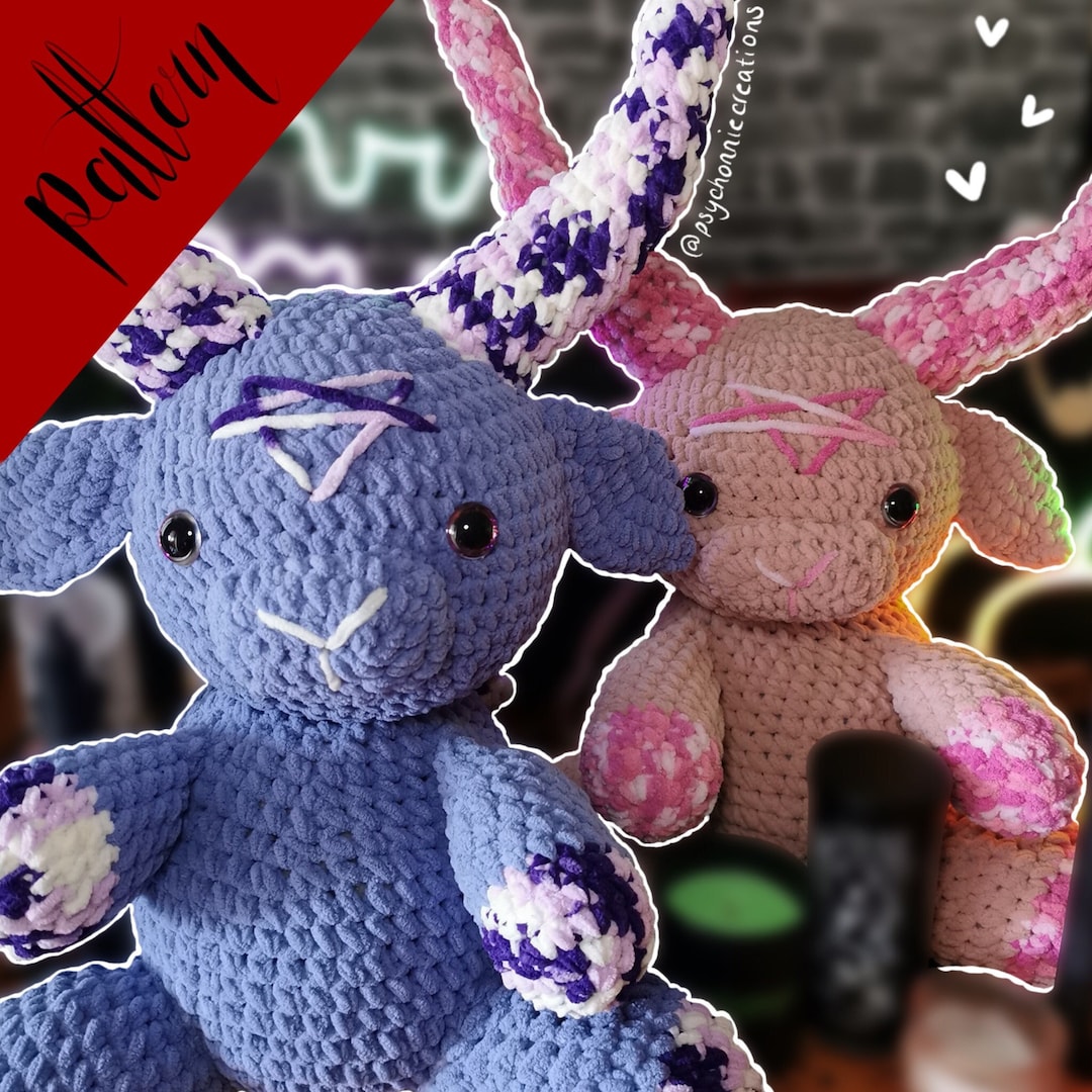 Baphomet Amigurumi Crochet Pattern PDF Giant Plushie - Etsy