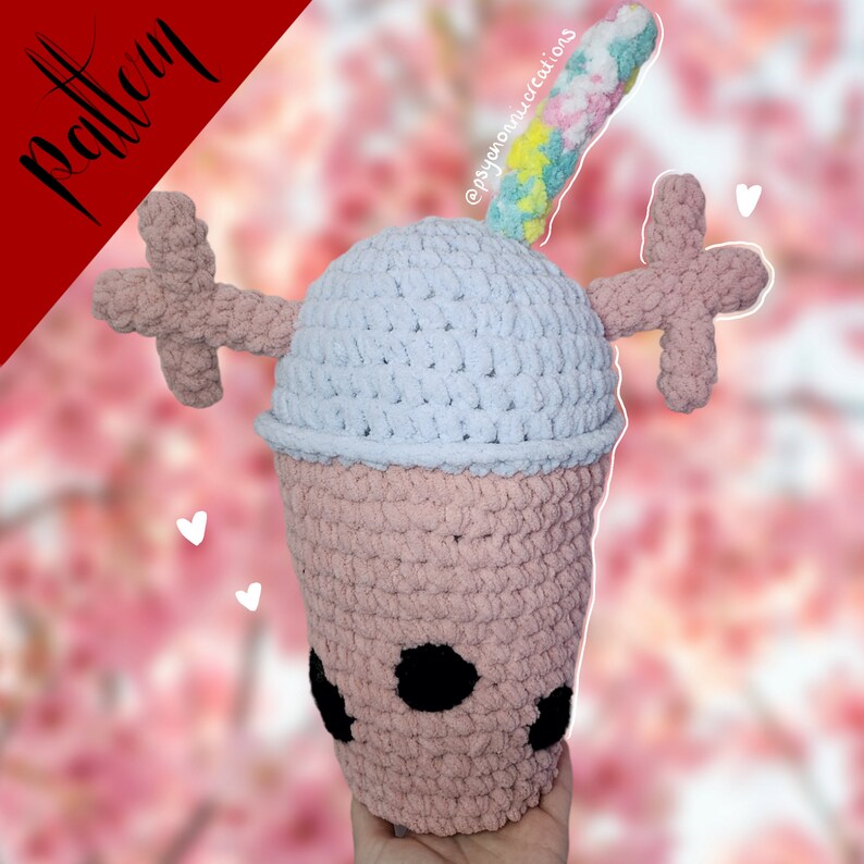 Boba Tea Axolotl Wooper Amigurumi Crochet Plushie Pattern - Etsy