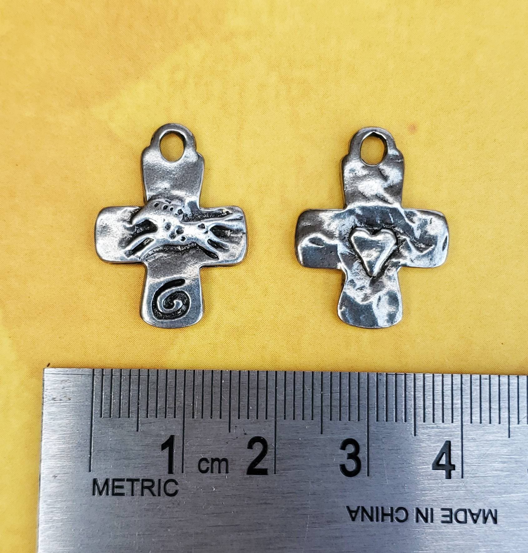 Rustic Cross Pendant Cross With Horse and Heart Horse - Etsy