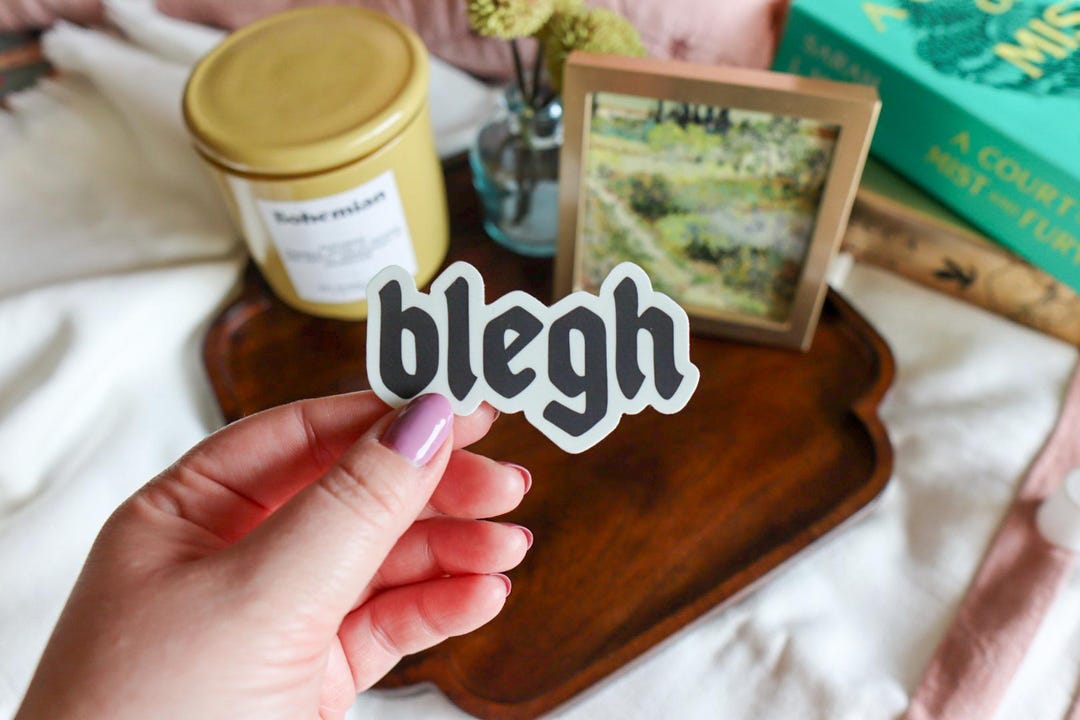 Blegh Sticker | Heavy Metal Music Lover | Waterproof Vinyl Sticker ...