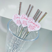 Party Stir Sticks Butterfly Shape Swizzle Stick Cocktail Stirrers ...