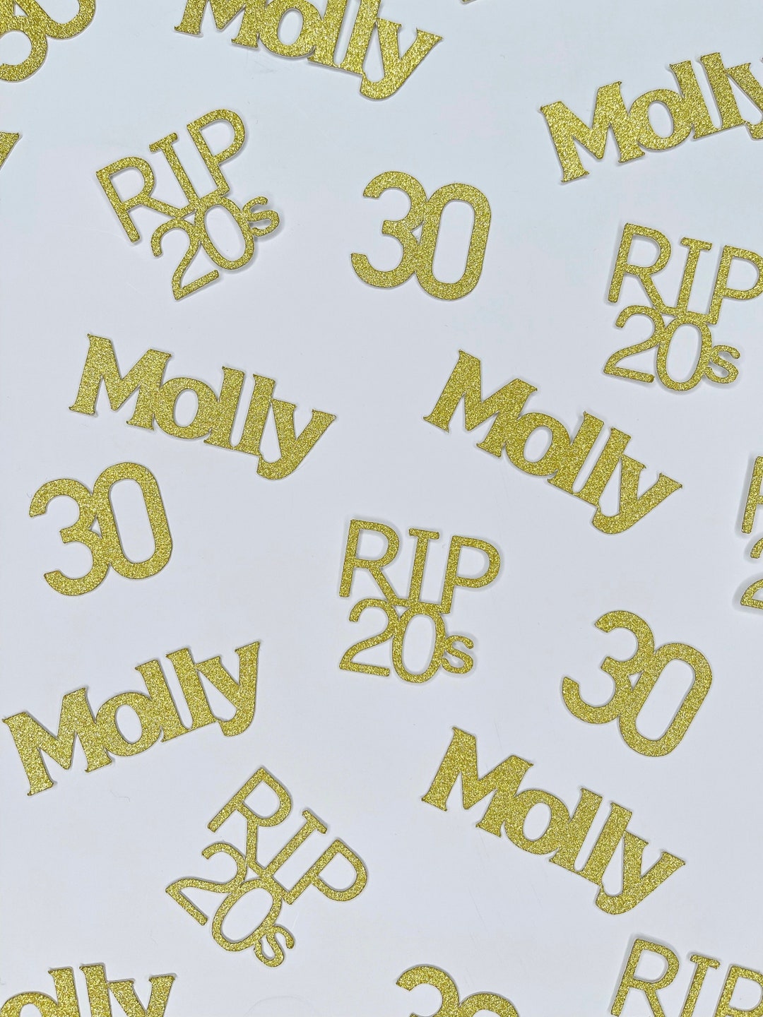 RIP 20s 30th Birthday Confetti Personalised Name and Age - Etsy UK