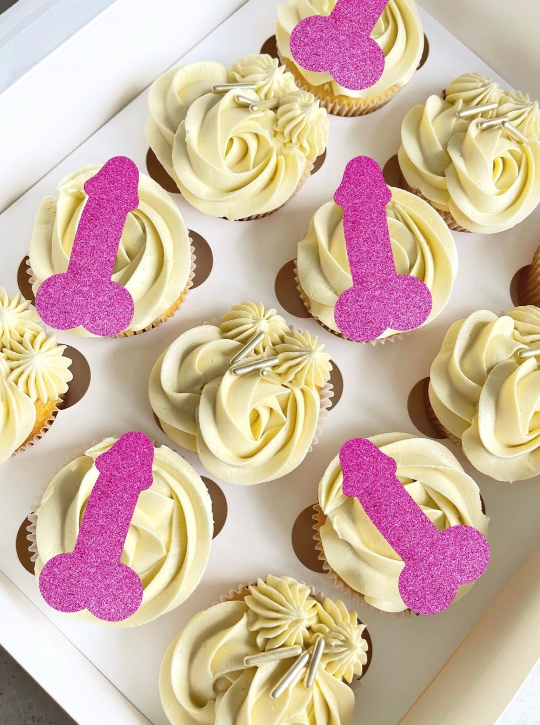 Willy Cupcake Toppers, Hen Cupcake Toppers, Bridal Shower, Funny Rude ...