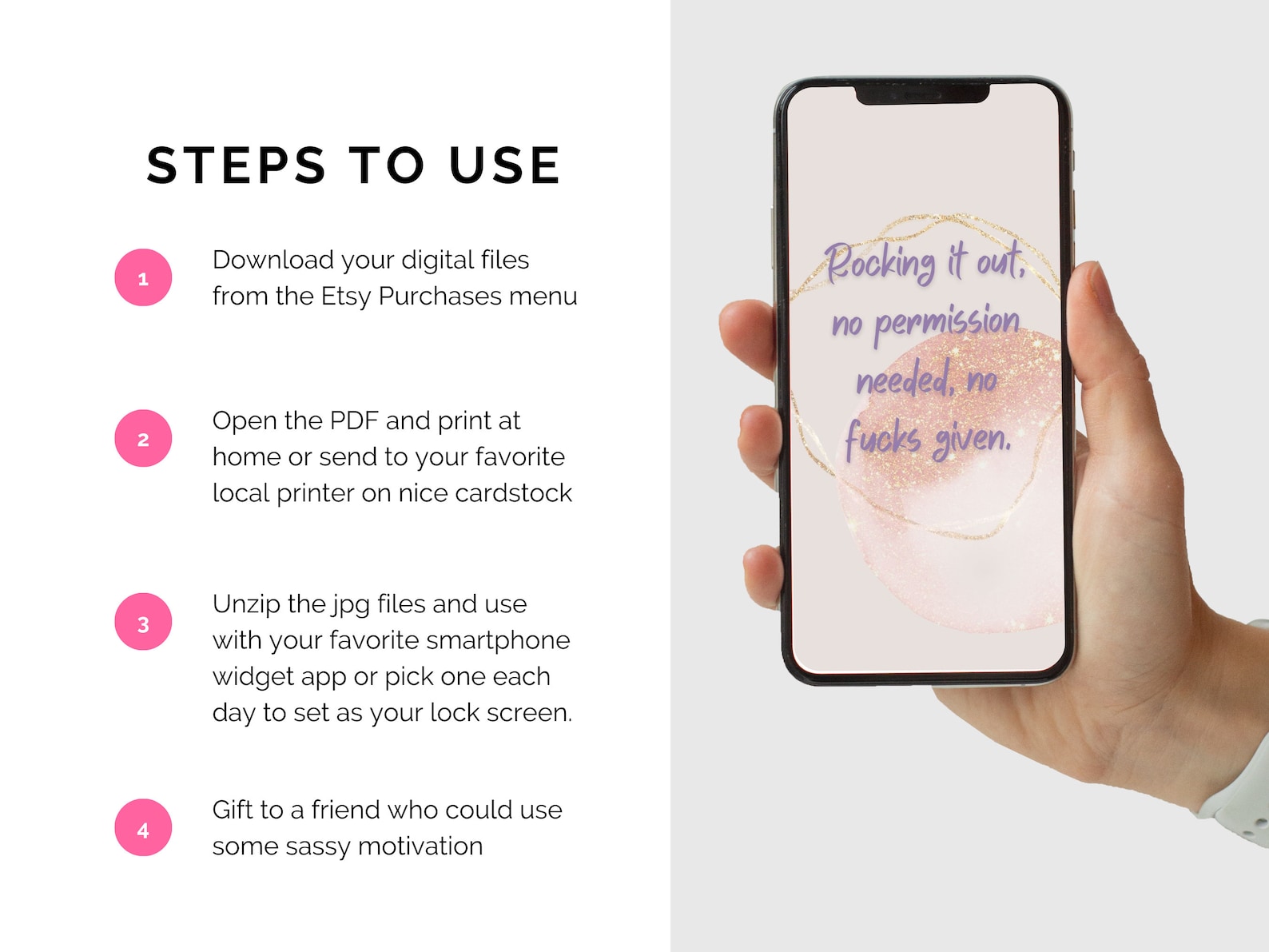 Printable Affirmation Cards for Women Mental Health Inappropriate Gift ...