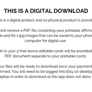 Printable Affirmation Cards for Women - Mental Health - Inappropriate ...