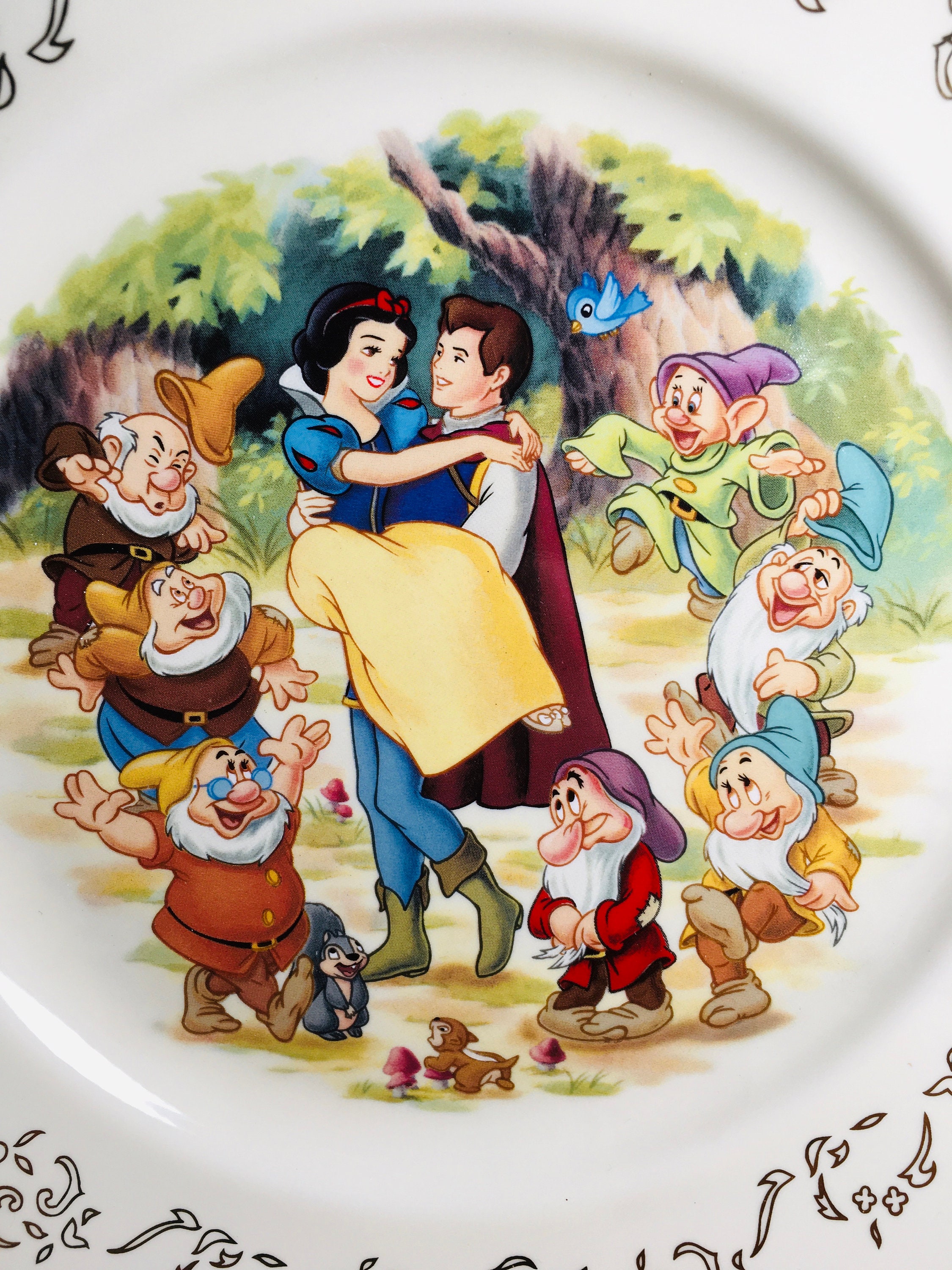1999 Lenox Walt Disney's Snow White Dessert Plate My - Etsy