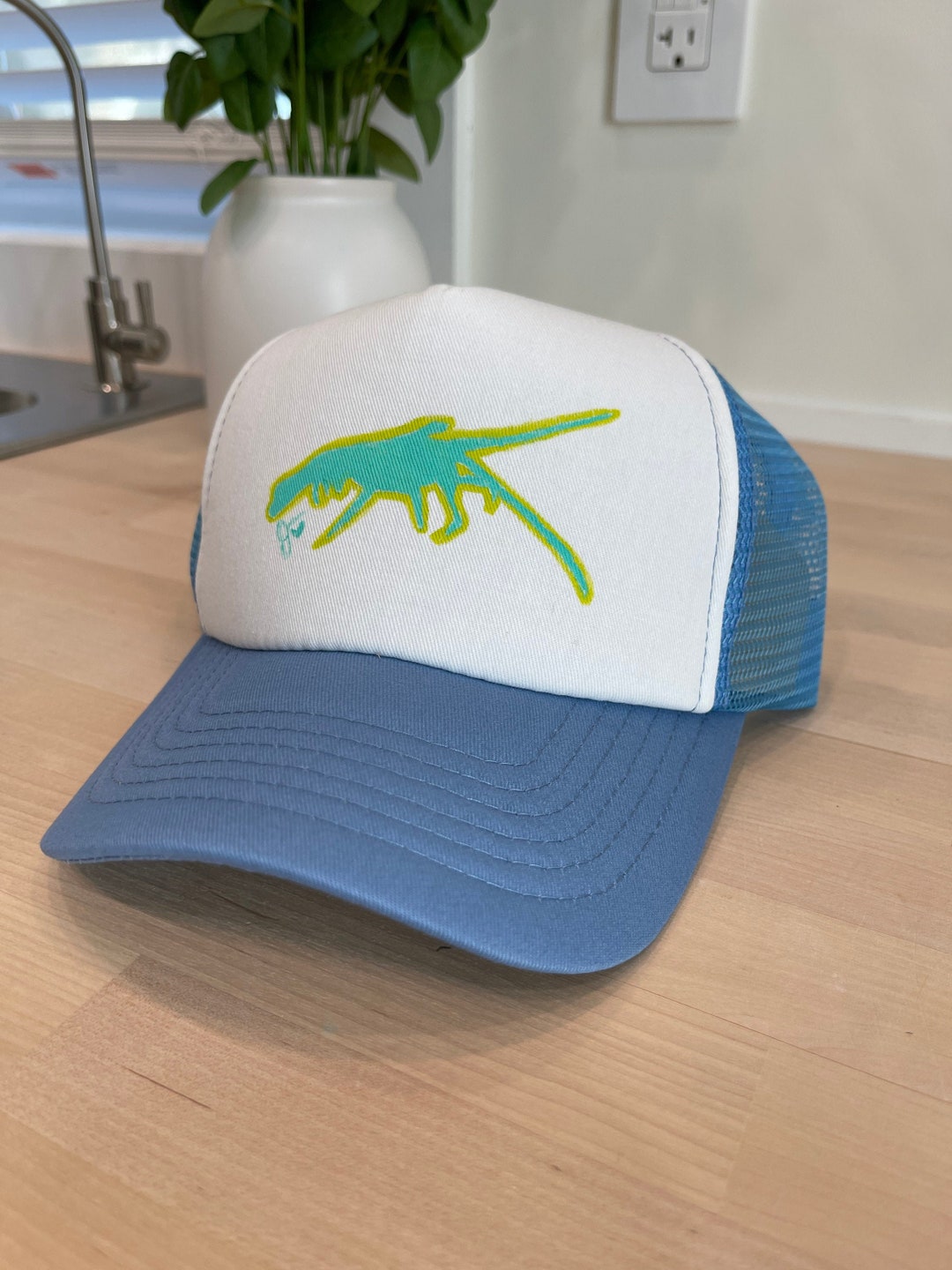 Fishing Hat Lobster Trucker Fish Summer Hat Beach Hat Fishing Apparel ...