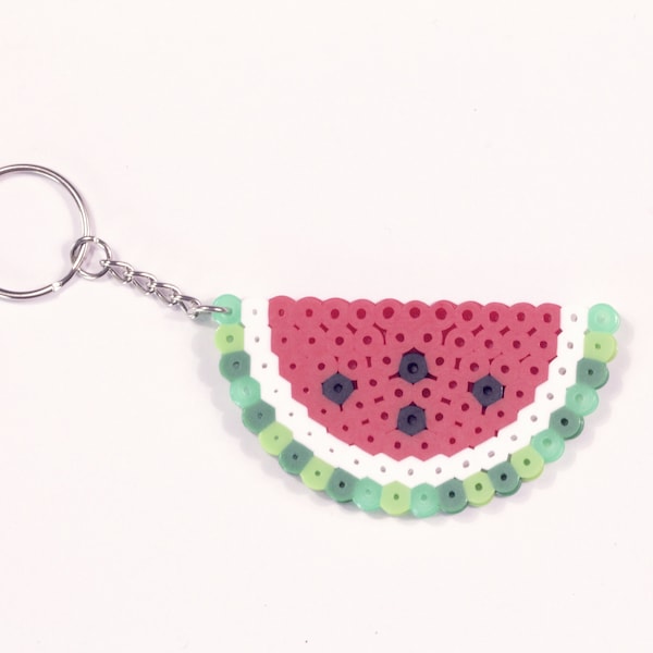 Perler Bead Keychain - Etsy