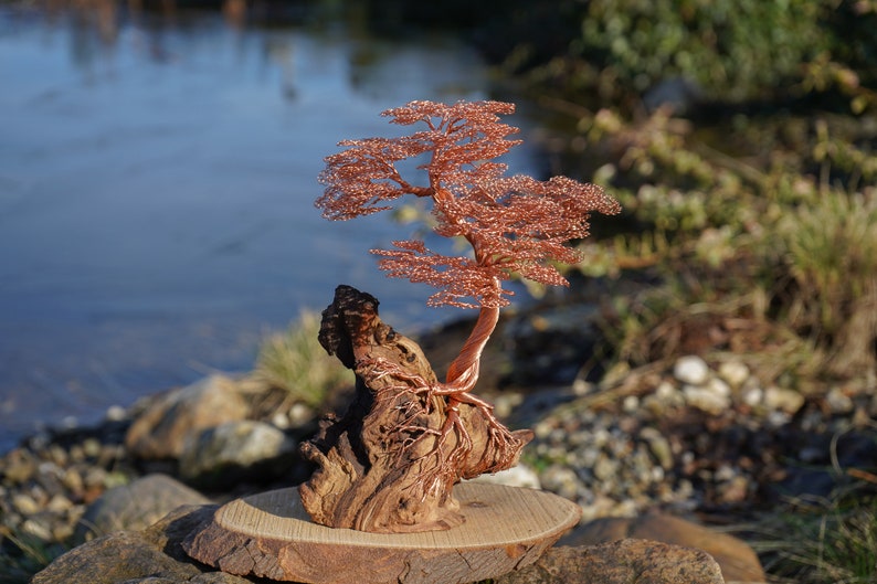 Unikat aus Holz und Draht, Dekoartikel Drahtbaum, Deko Drahtbaum auf ...