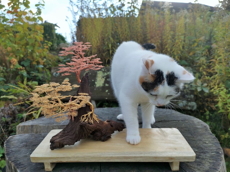 Unikat aus Holz und Draht, Dekoartikel Drahtbaum, Deko Drahtbaum auf ...