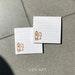 Adorable Handdrawn Bunny Sticky Note Pad 3x3 Inches Graph - Etsy