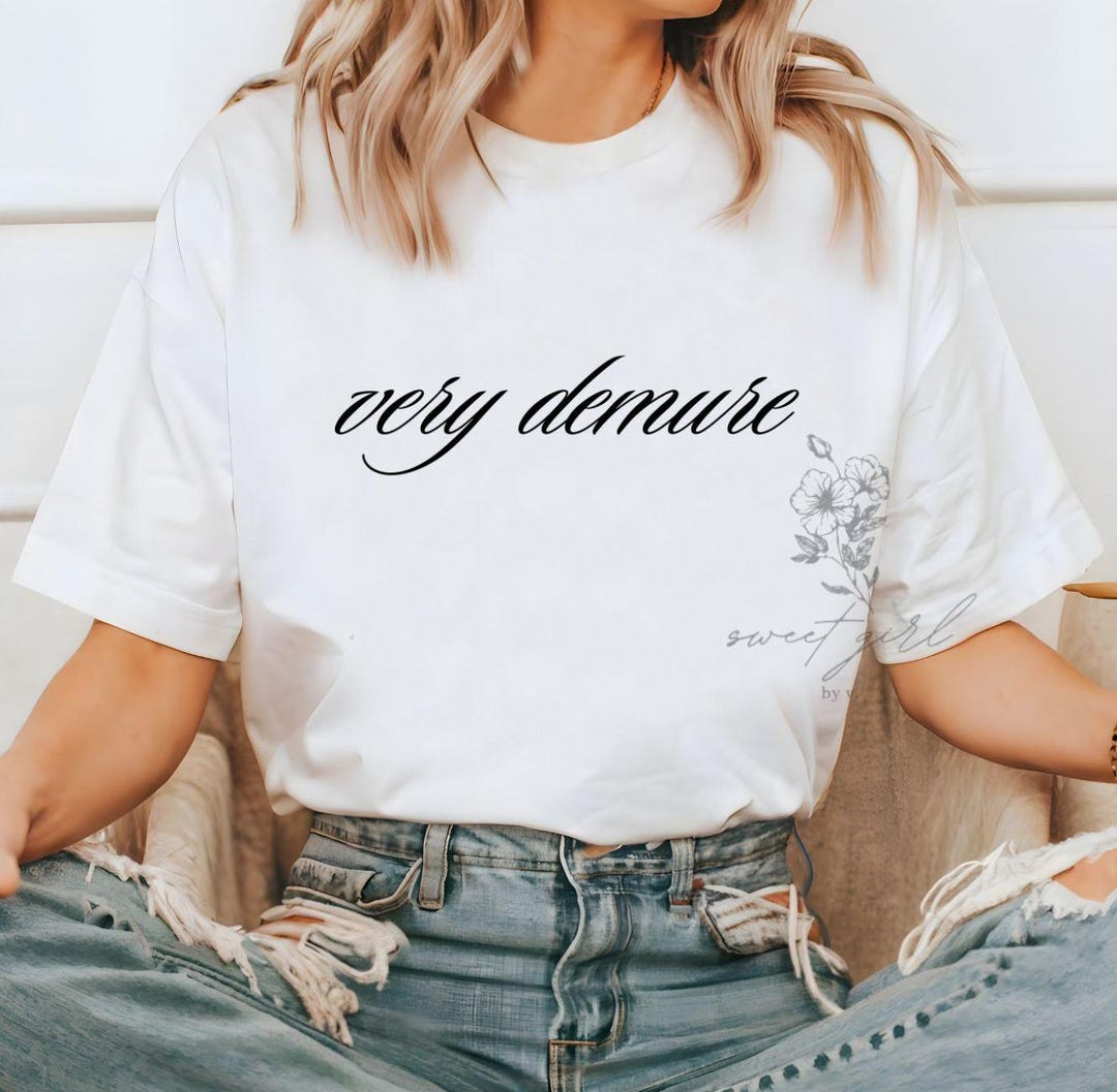 Very Demure Shirt, Very Demure Very Mindful Shirt, Coquette Shirt ...