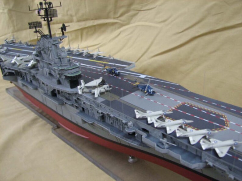 Pro built model 1/350 USS Intrepid CV-11 Pro-Built Built | Etsy