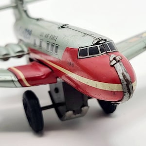 Lockheed Jet Tin Toy From the 70s - Etsy