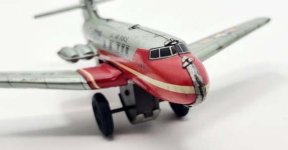 Lockheed Jet Tin Toy From the 70s - Etsy