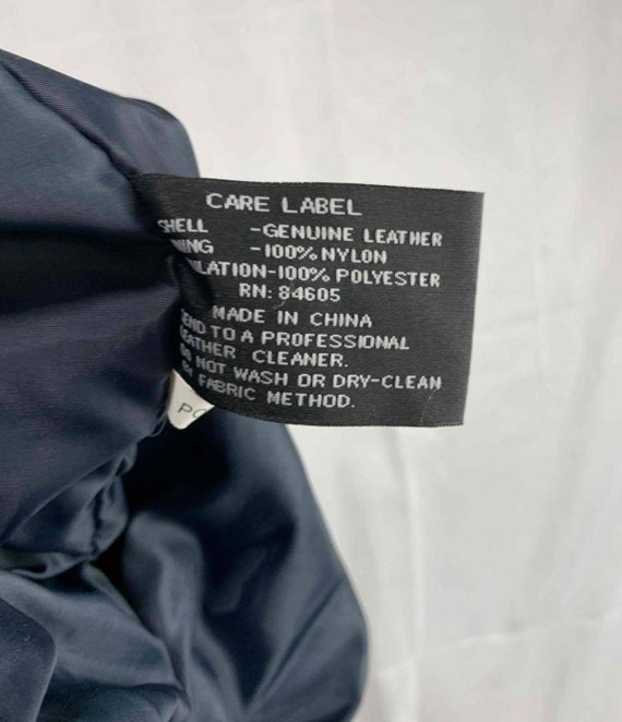 Vintage Schwan's Racing Team #49 Mustard Navy Leather… - Gem