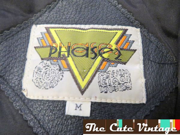 Vintage Men's Phase 2 USA Leather Jacket Medium - Etsy