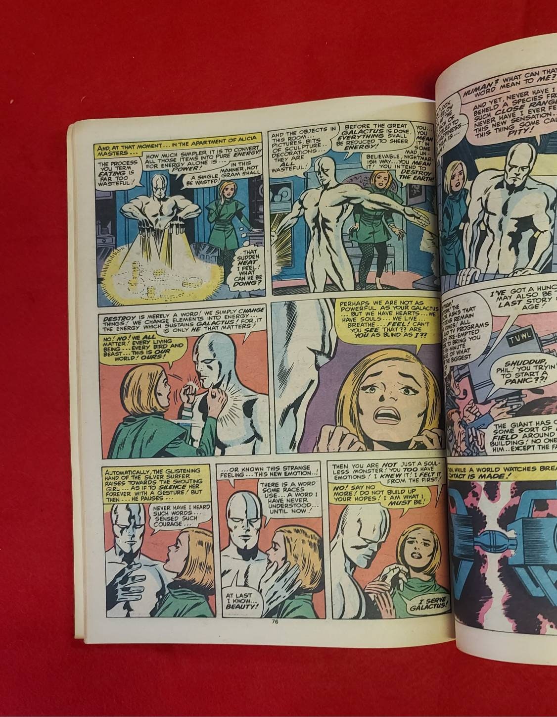 The Fabulous FANTASTIC FOUR Marvel Comics Treasury Edition Comic Book ...