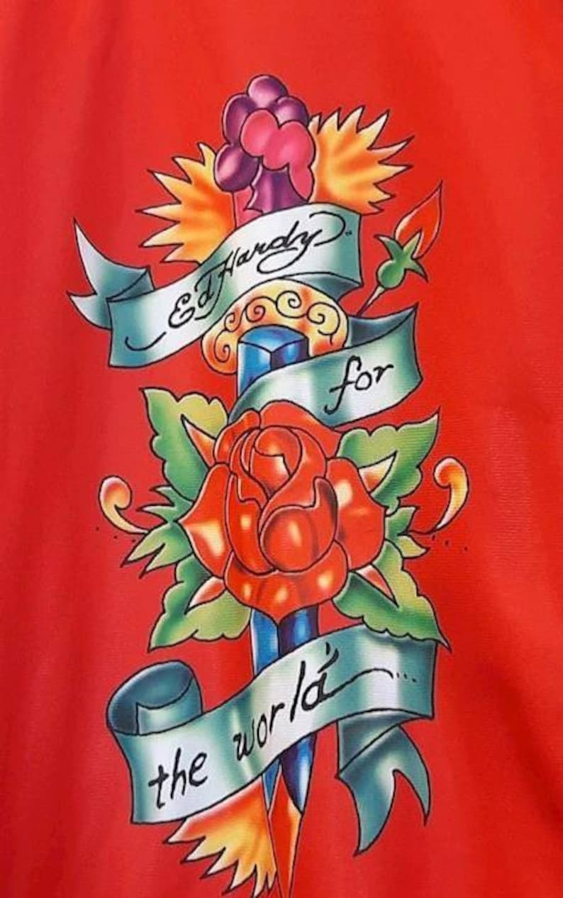 Ed Hardy Track Jacket Wolf - Etsy