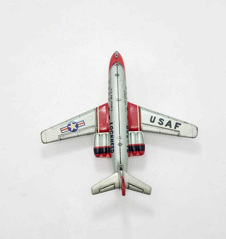 Lockheed Jet Tin Toy From the 70s - Etsy