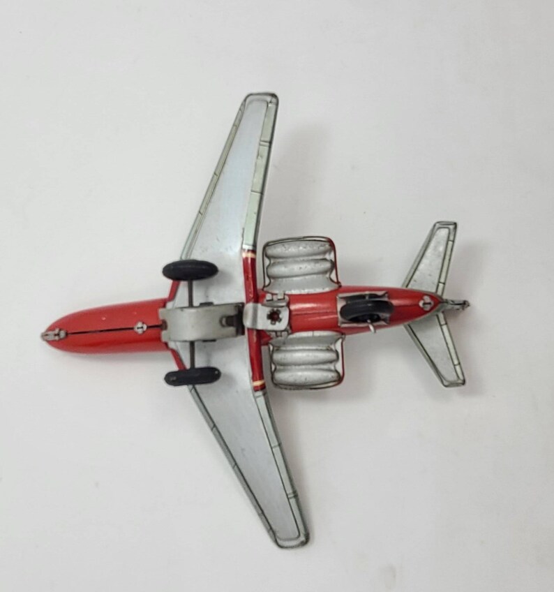 Lockheed Jet Tin Toy From the 70s - Etsy