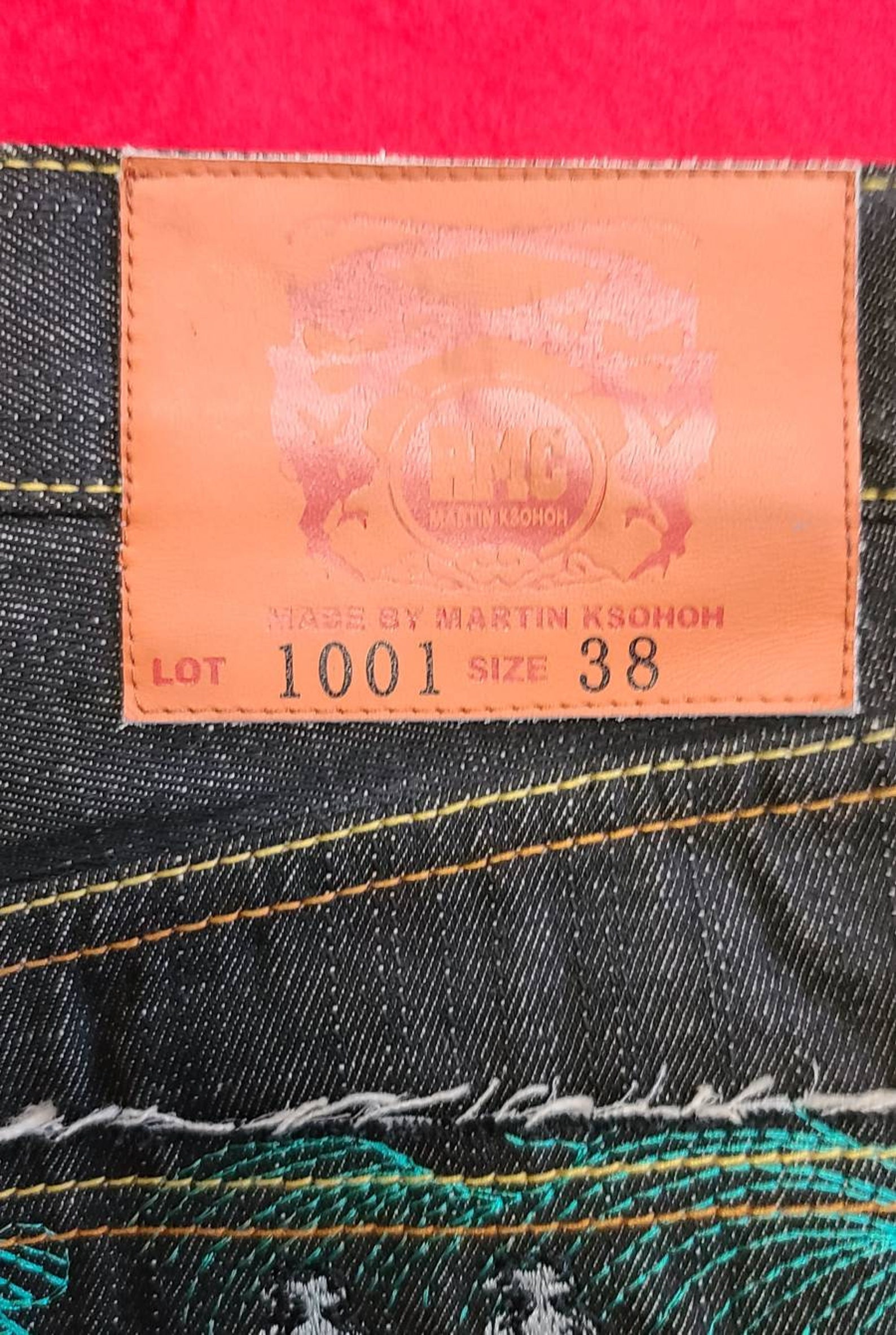 RMC Red Monkey Jeans by Martin Ksohoh Size 38 Rare From 1990s - Etsy