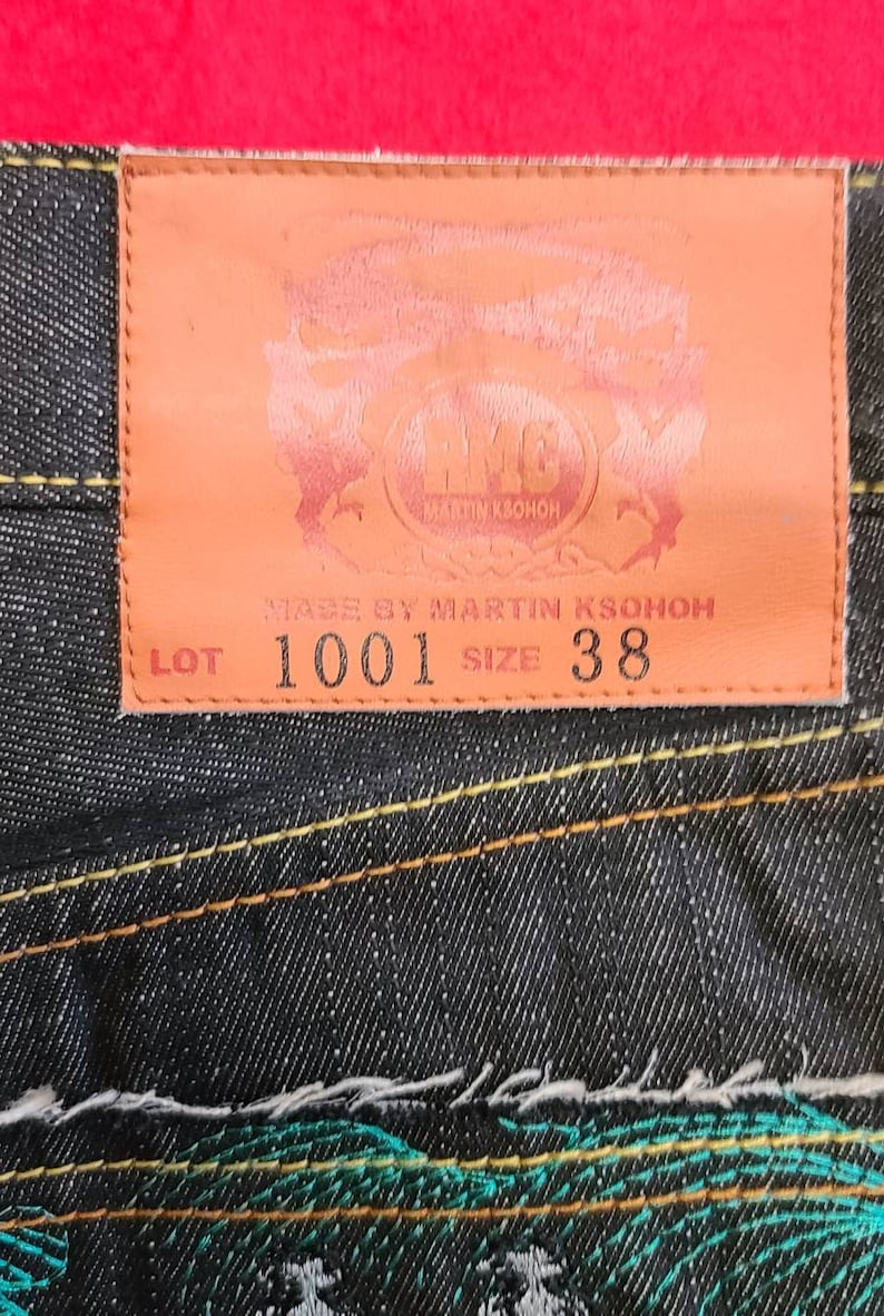 RMC Red Monkey Jeans by Martin Ksohoh Size 38 Rare From 1990s - Etsy