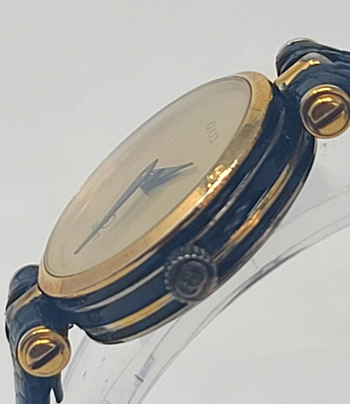 Gucci 2200L Stack Watch W Gold Dial - Etsy