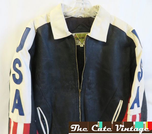 Vintage Men's Phase 2 USA Leather Jacket Medium - Etsy