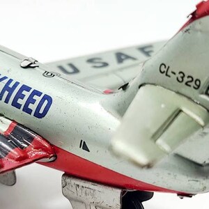 Lockheed Jet Tin Toy From the 70s - Etsy